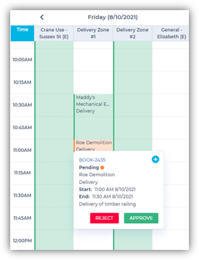 Bookings Calendar – HammerTech - Asia Pacific
